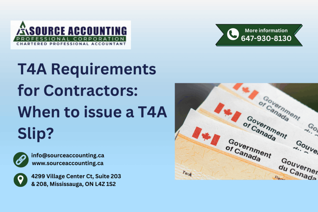 T4A Requirements for Contractors: When do you need to issue a T4A Slip ...